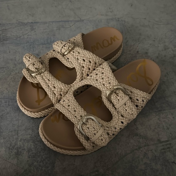 Reid Buckle Slide Footbed Sandal